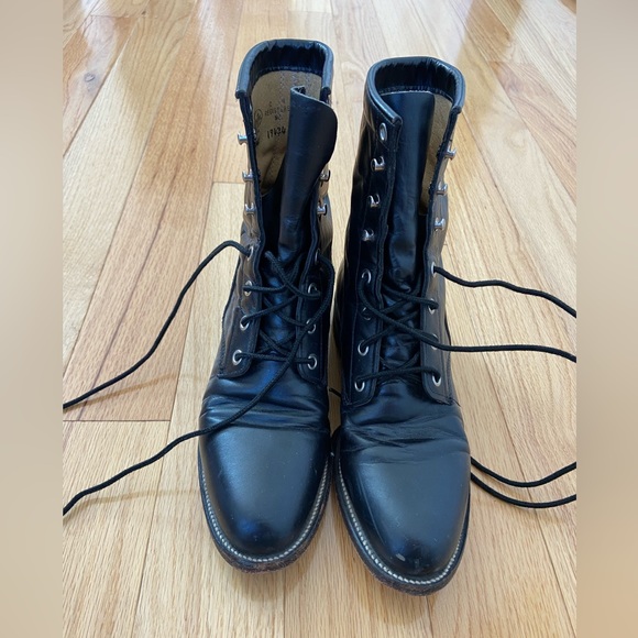 Justin Boots | Shoes | Justin Leather Boots Size 65 | Poshmark